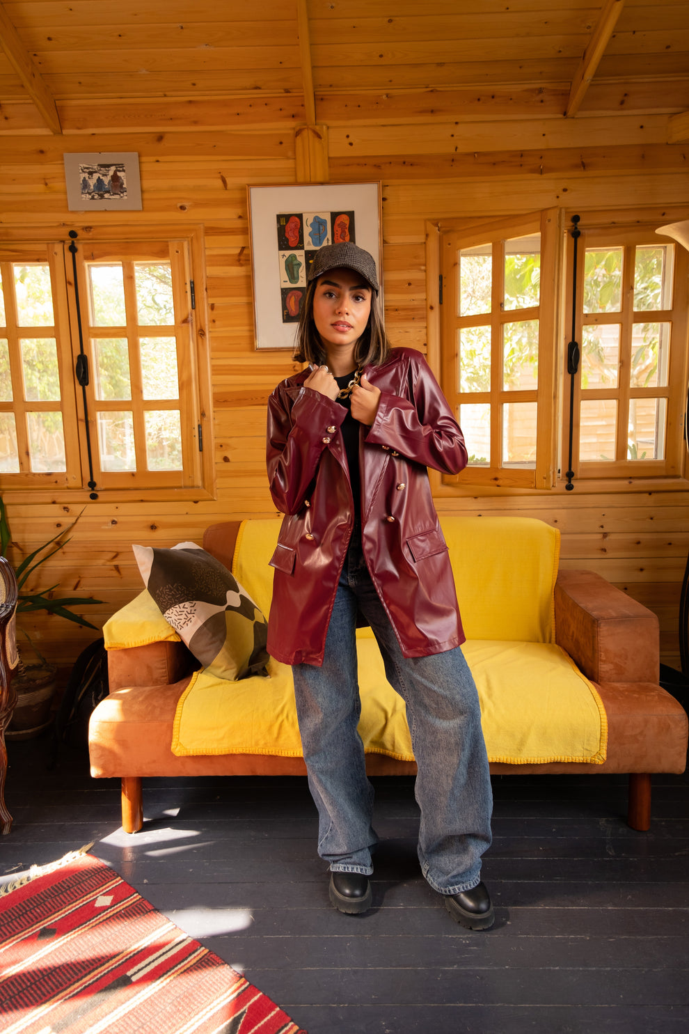 Classical Leather jacket – AK AZZA KAFRAWY